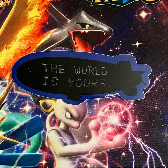 Supreme | Other | Supreme Scarface Blimp The World Is Yours Sticker Fw7 ...